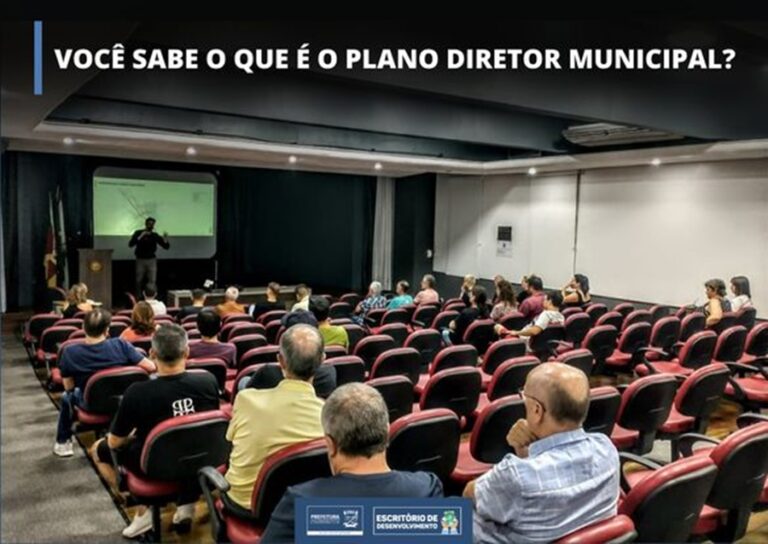 Você sabe o que é o Plano Diretor Municipal? – Ligue 55 99663 8494